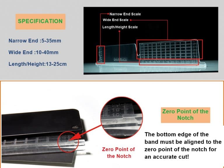 GM&BW Universal Slingshot Tapered Bands Cutting Set | Chinese Slingshot ...