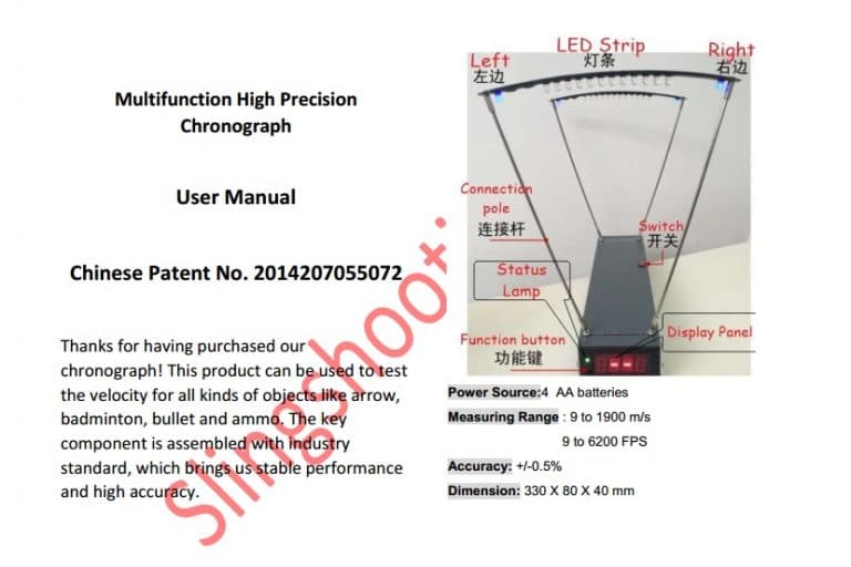 High Quality Chronograph For Ammo Or Bullet Velocity Testing | Chinese ...
