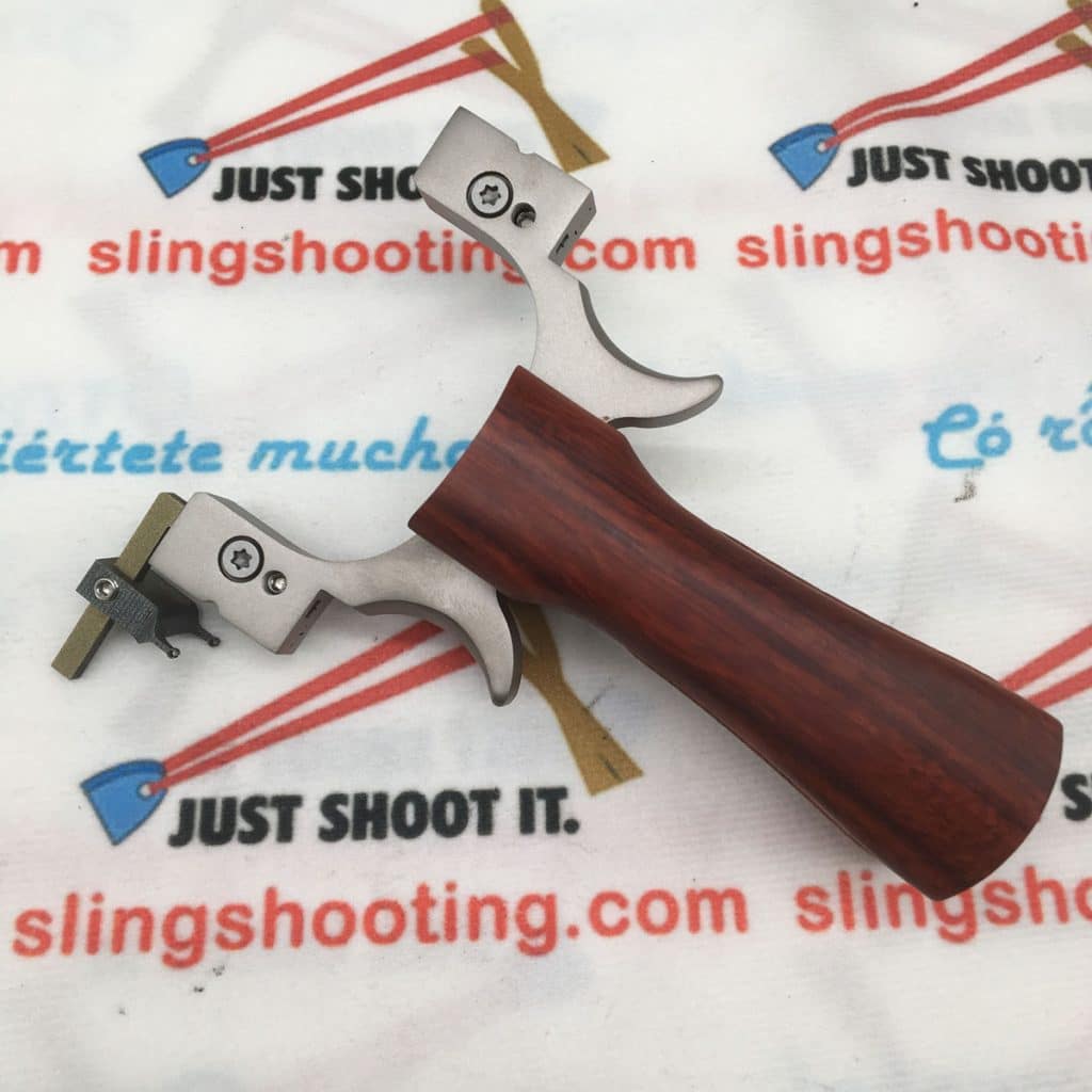 GM&BW PODEMOS TTF Slingshot, Titanium Fork Wooden Handle | Chinese ...