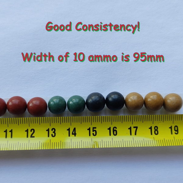 Slingshot Clay Ammo Biodegradable Size Of 9.5mm With High Consistency ...